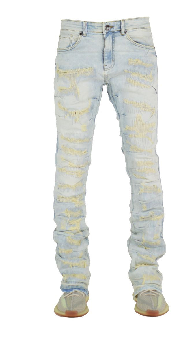 Distress Stack Denim (Light Vintage) – My Store